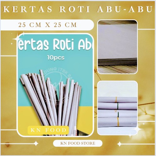 Jual Kertas roti abu-abu 1 gulung isi 50 lembar | Shopee Indonesia