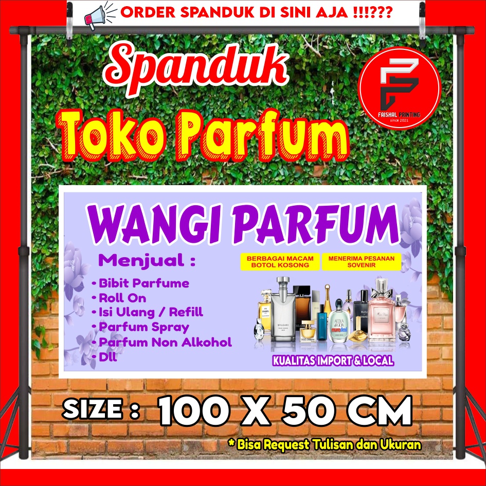 Jual Spanduk Toko Parfum / Banner Jual Parfum / Spanduk Parfum ...