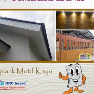 Jual Lisplank Grc 30 CM / TimberPlank Urat Kayu Grc / Lisplang Timber ...