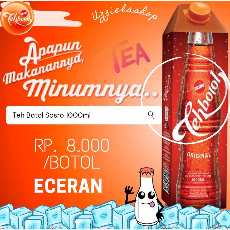 Jual Teh Botol Kotak 1L | Shopee Indonesia