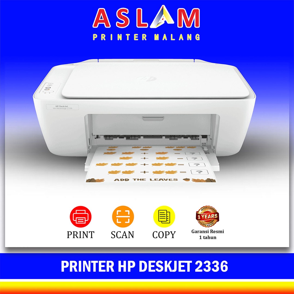 Jual Printer HP DeskJet Ink Advantage 2336 2335 2337 Multifungsi Print Scan Copy Garansi 1 Tahun ...