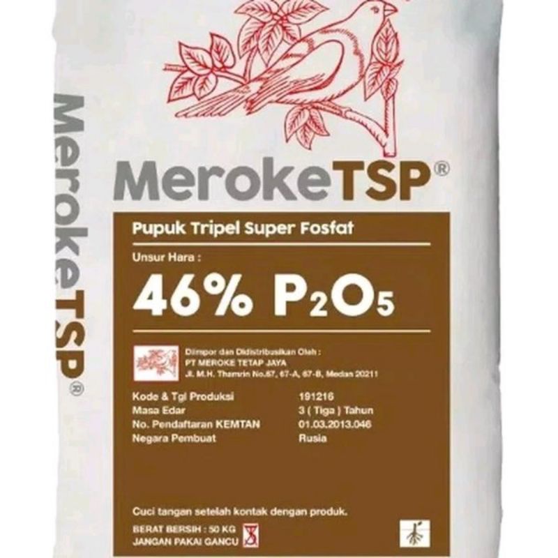 Jual Pupuk Meroke TSP 46% Repack 1kg Pupuk Pembenah Tanah | Shopee Indonesia