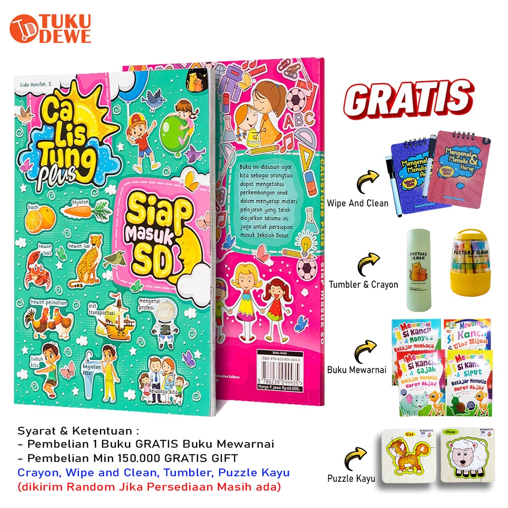 Jual Buku Calistung Anak Tk Calistung Plus Siap Masuk Sd | Shopee Indonesia