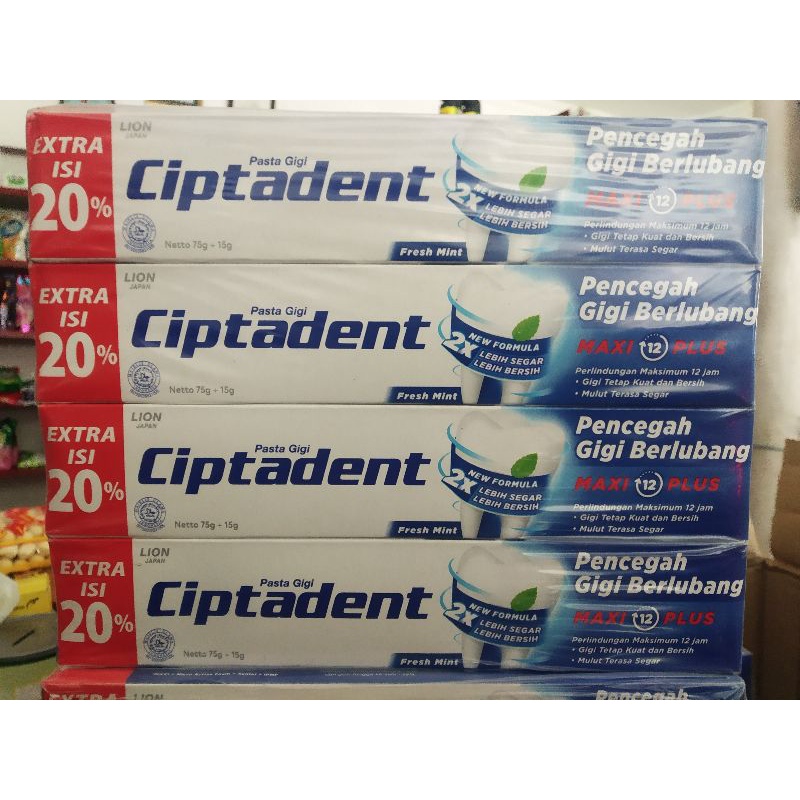 Jual Ciptadent Pasta Gigi Fresh Mint 75gr | Shopee Indonesia