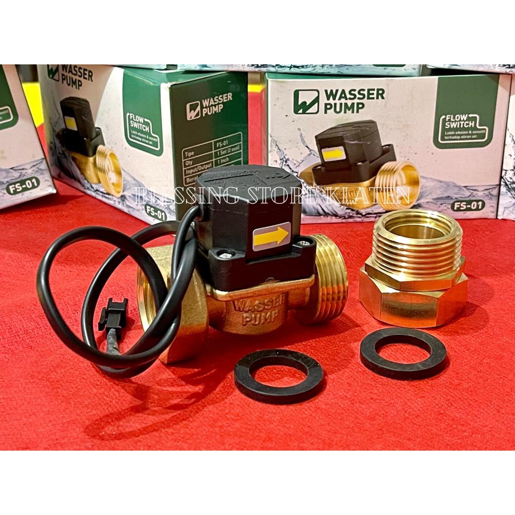 Jual FLOW SWITCH WASSER / OTOMATIS FLOW SWITCH POMPA WASSER ORIGINAL FS 01 | Shopee Indonesia