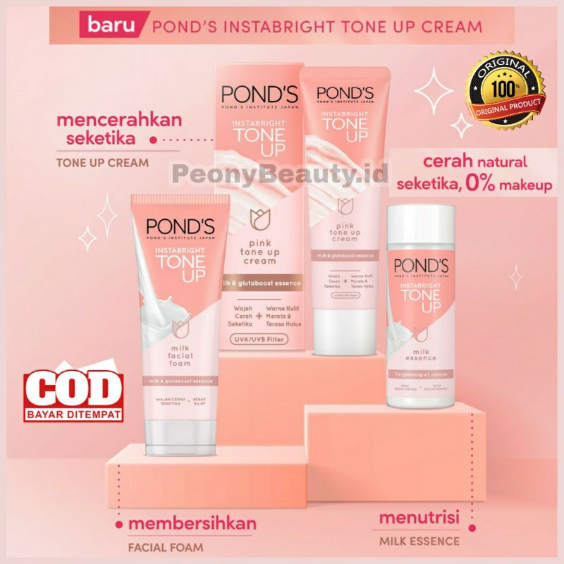 Jual [COD √ TERMURAH] RANGKAIAN PONDS INSTABRIGHT TONE UP / PONDS TONE ...