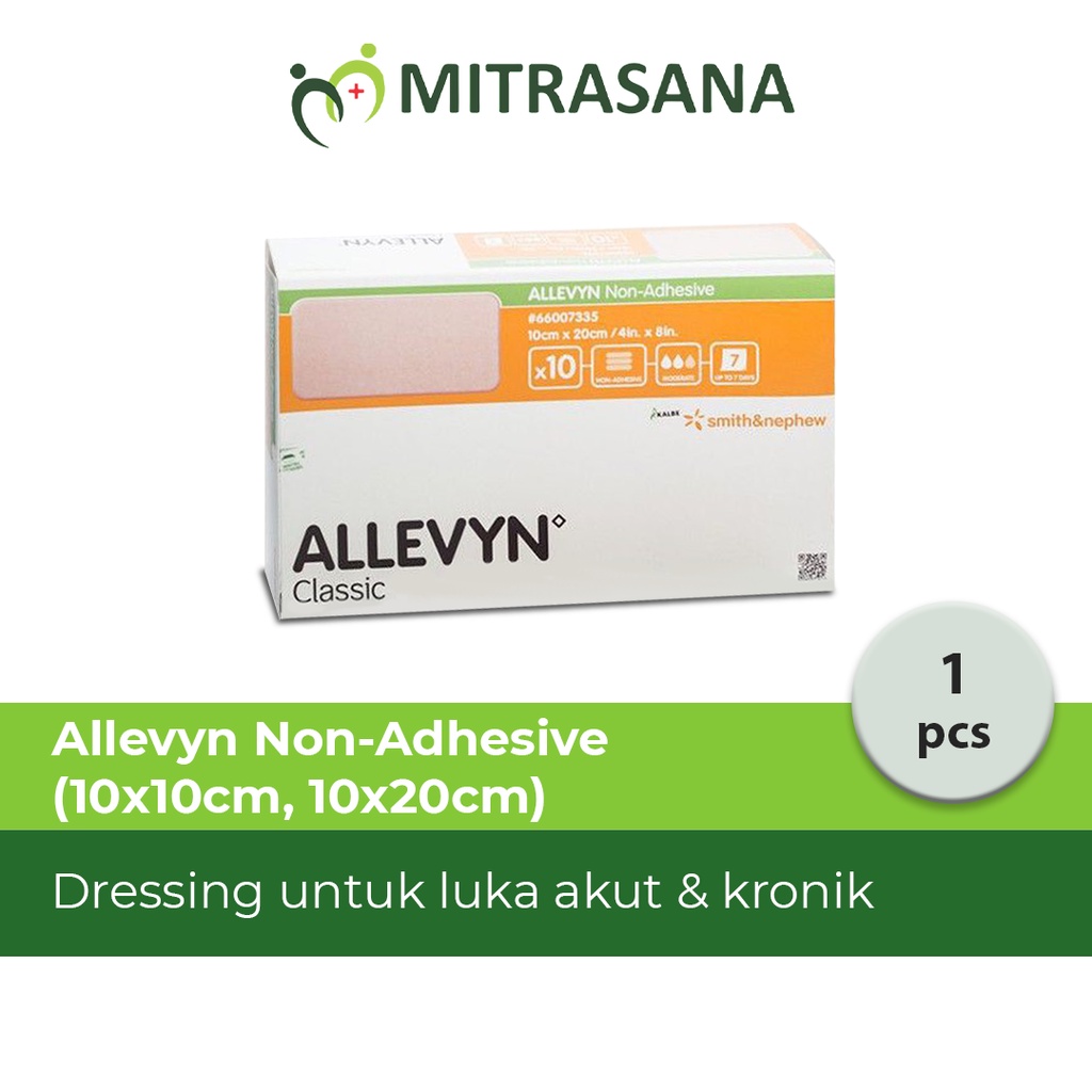 Jual Allevyn Non Adhesive - 10x10 cm - Dressing Untuk Luka Akut Dan Luka Kronik | Shopee Indonesia