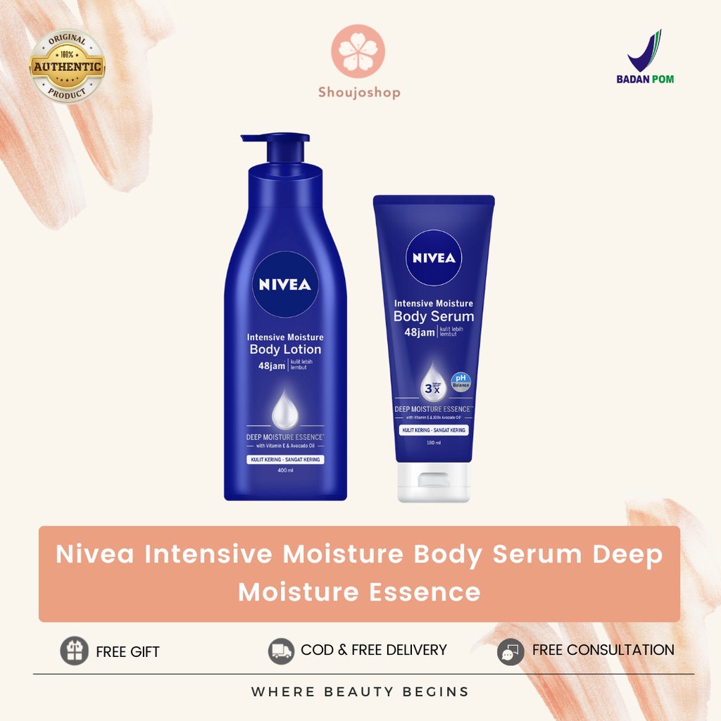 Jual Nivea Intensive Moisture Body Serum Deep Moisture Essence 180ml ...