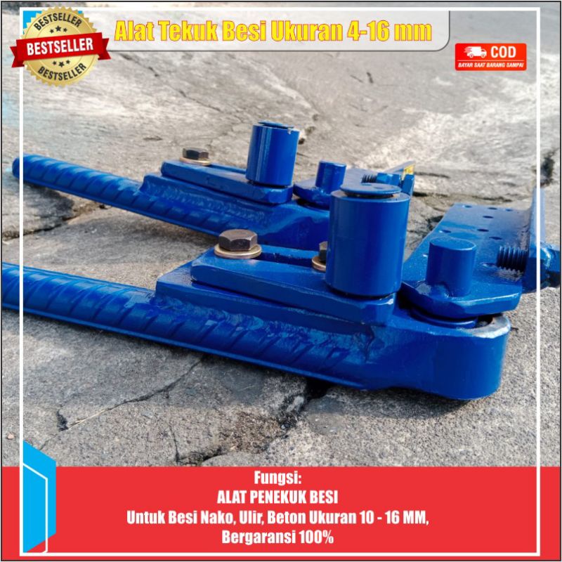 Jual (TERBARU)ALAT TEKUK BESI 16 MM Alat tekuk besi beton ulir nako 16 ...