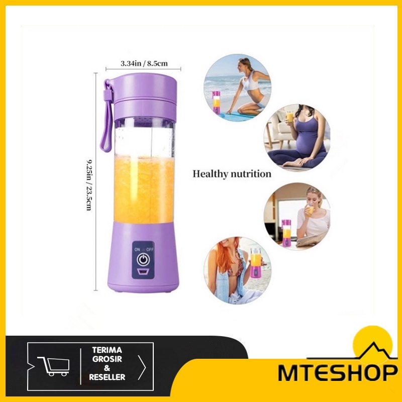 Jual MTE JUICE CUP BLENDER MINI PORTABLE/ USB BLENDER JUICER / ALAT ...