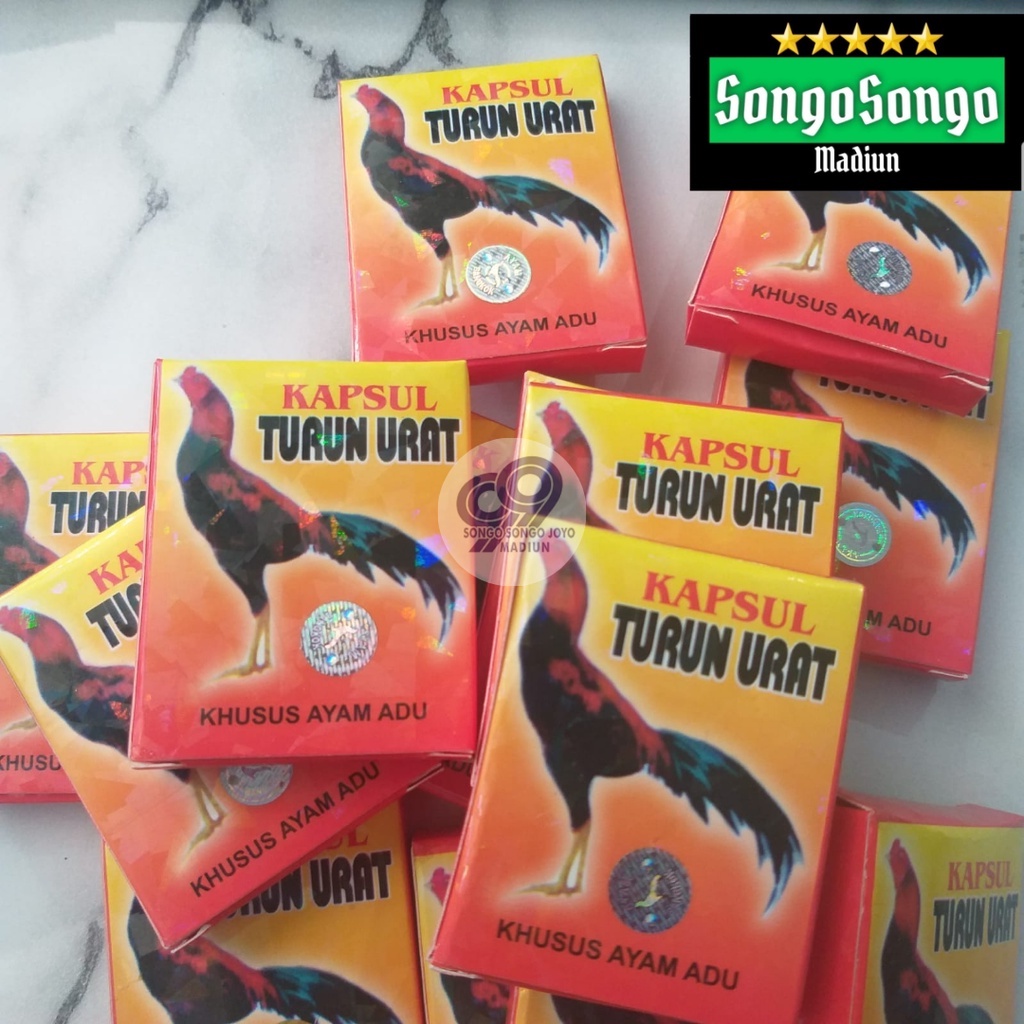 Jual KAPSUL TURUN URAT KOTAK MERAH (khusus ayam aduan) | Shopee Indonesia