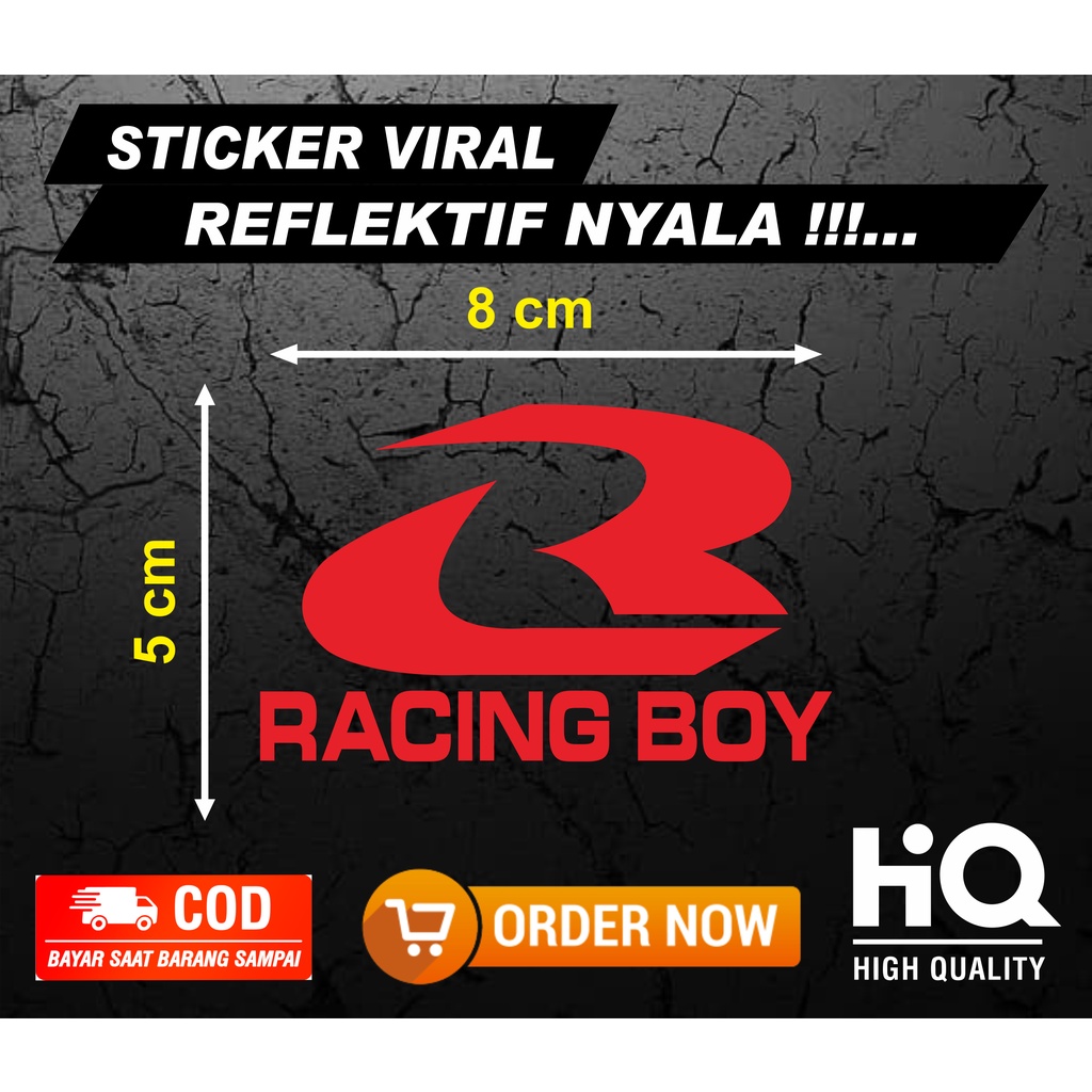 Jual Stiker Sticker Viral RCB Racing Boy | Shopee Indonesia