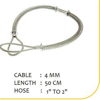 Jual WHIPCHECK SS 4 MM X 50 CM HOSE 1.5/8" TO 3" (SAFETY HOSE WHIP CHECK ) | Shopee Indonesia