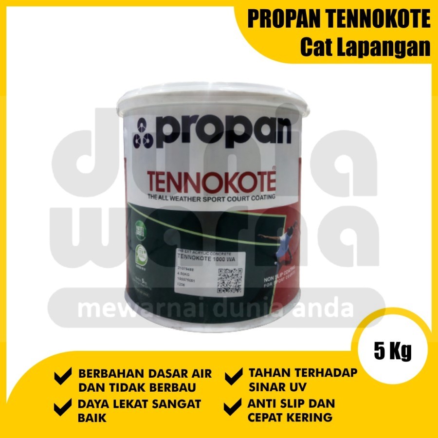 Jual PROPAN TENNOKOTE SET 5 KG - Cat Lapangan Olahraga/Jalan/Paving ...