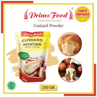 Jual PRIMS FOOD Tepung Custard Powder Pouch 250 GR - Vla Premix Instant ...