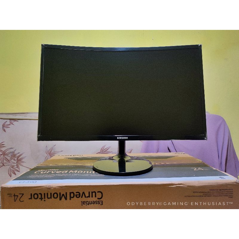 Jual Includ Packing Kayu + SAMSUNG 24" CF39 FHD Curved Monitor with ...