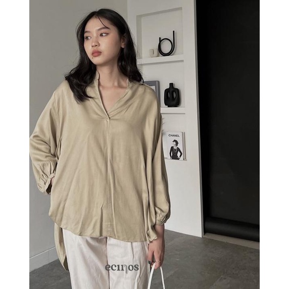 Jual ECINOS: OVA top - Sage Green | Shopee Indonesia