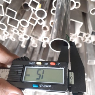 Jual pipa stenlis 1 inch TEBAL 1mm od 25 mm panjang 100 cm, pipa ...