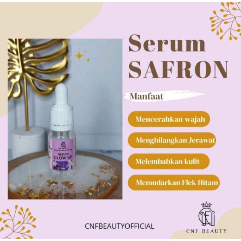 Jual SERUM SEFRON GLOW UP 10ML ORI BY CNF BEAUTY Aman bumil busui ...