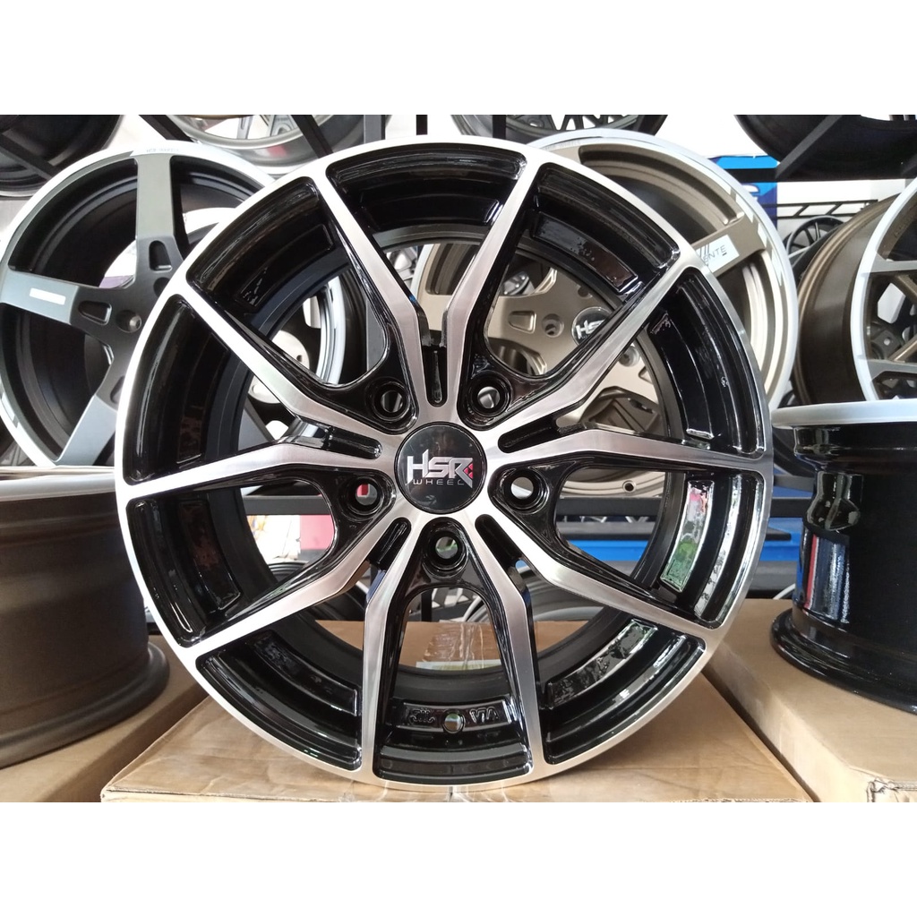 Jual Velg Mobil Racing Murah Ring 15 HSR VOODOO 5225 R15 Warna Black ...
