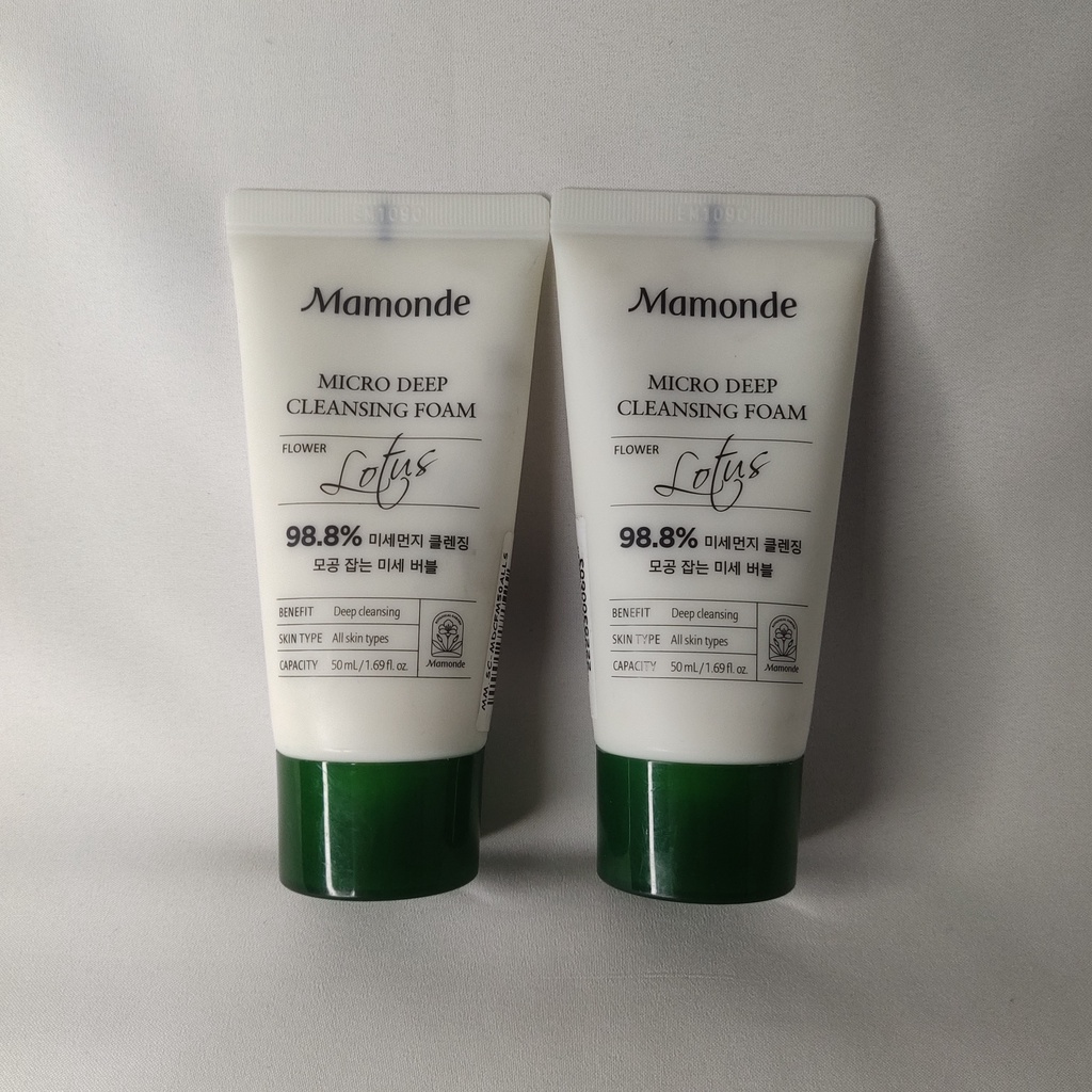 Jual Mamonde Micro Deep Cleansing Foam 50ml | Shopee Indonesia