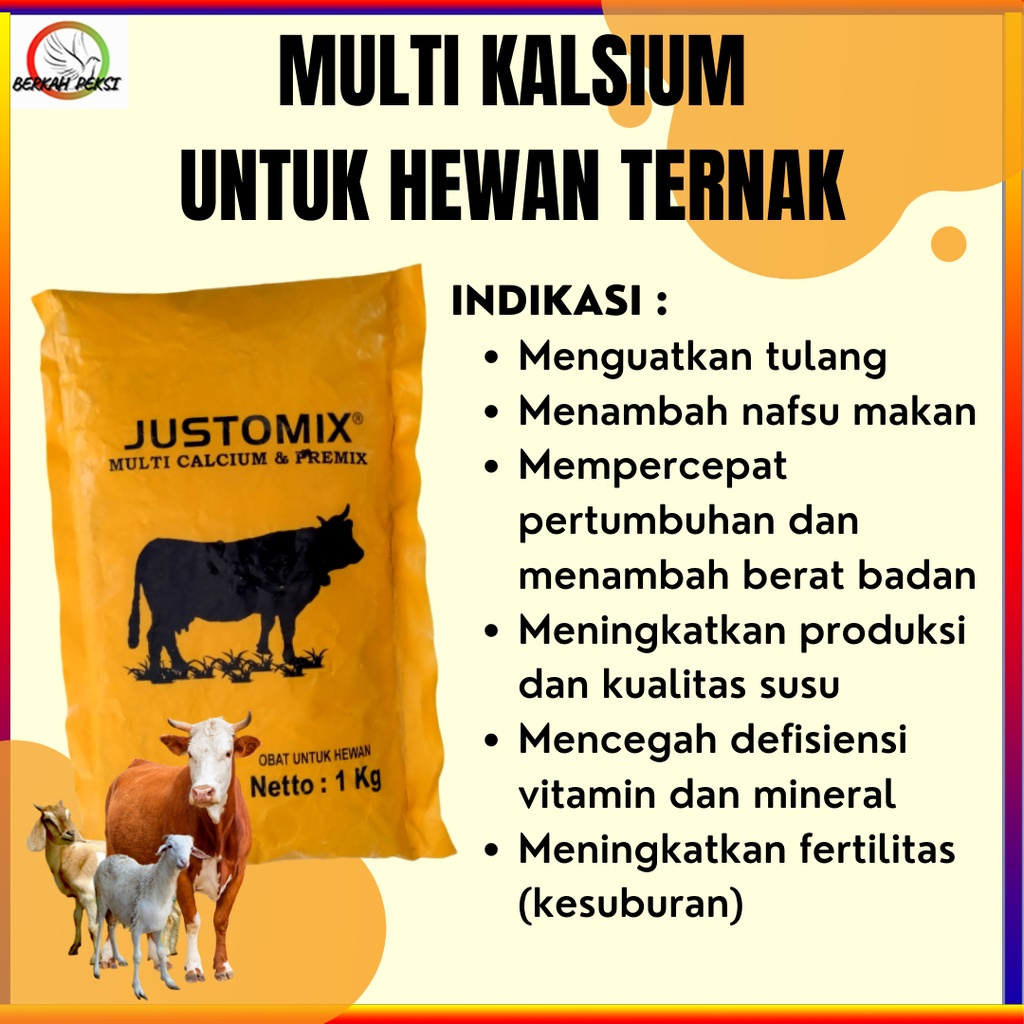 Jual MULTI KALSIUM UNTUK HEWAN TERNAK MENGUATKAN TULANG MENYEHATKAN ...