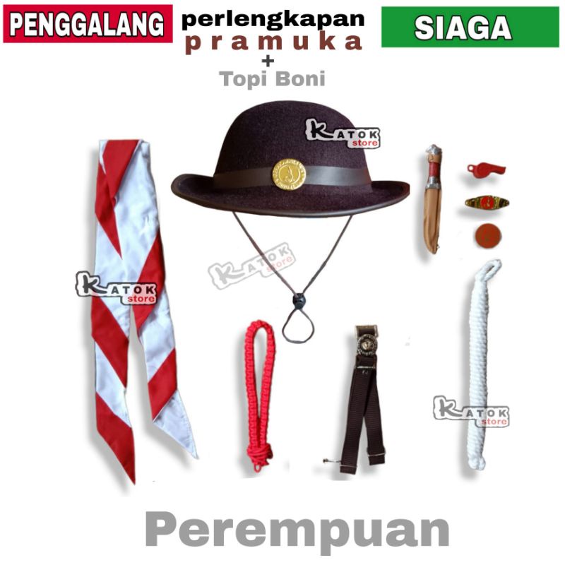 Jual Perlengkapan Pramuka Perempuan Plus Topi Boni Sekolah SD ...