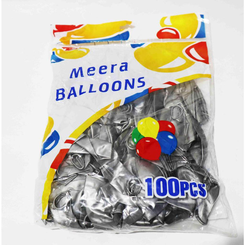 Jual 1 PAK (100PCS) BALON METALIK BALON LATEK BALON BIASA BALON ULANG ...