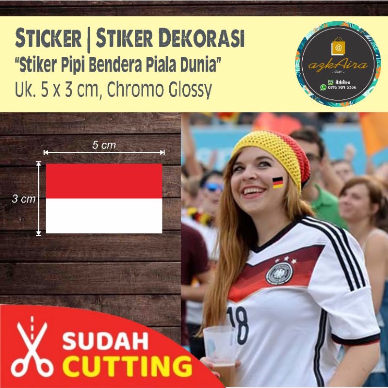 Jual Sticker Stiker Pipi Bendera Suporter Bola Piala Dunia | Shopee ...