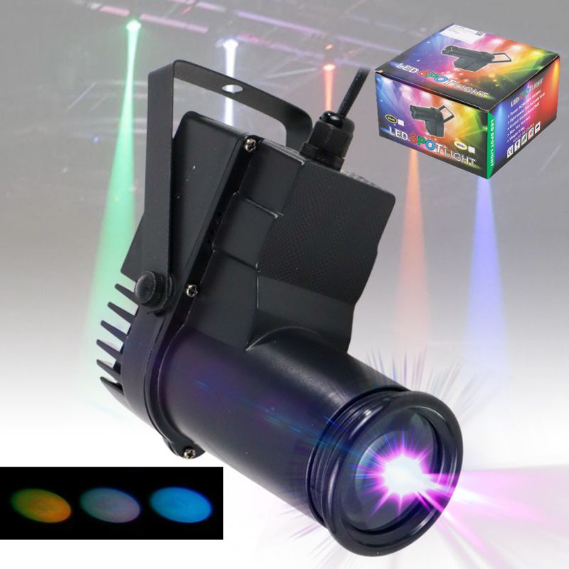 Jual Lampu Laser Diskotek Sorot Panggung RGB LED Beam Pinspot Spotlight ...