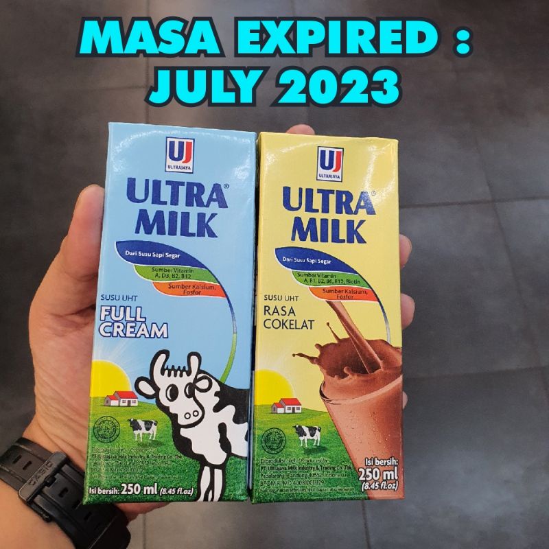 Jual SUSU ULTRA MILK 250 ml Full Cream & Coklat | SUSU UHT SAPI SEGAR ...