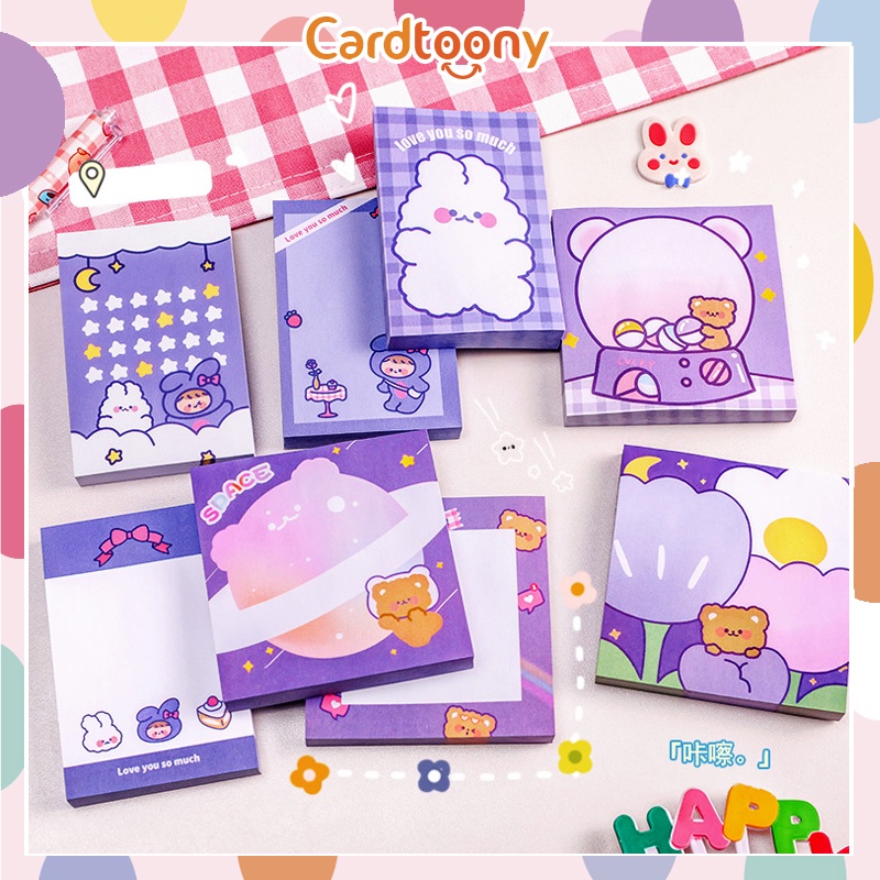 Jual Sticky Note / Memo Stick / Notes Kertas Tempel Soft Cute Rabbit ...