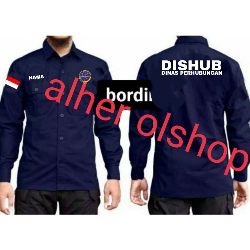 Jual kemeja dishub Baju dishub seragam dishub kemeja dinas perhubungan ...