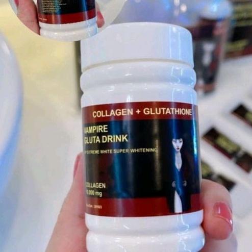 Jual Vampire Gluta Drink by Extreme White/Collagen + Glutathione ...