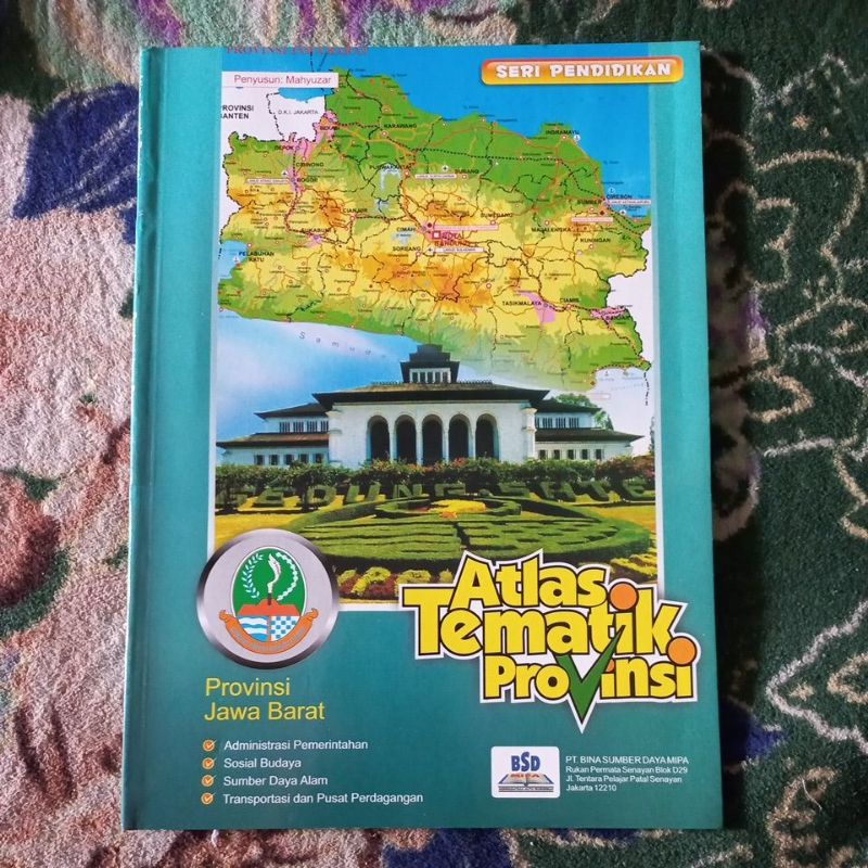 Jual ORIGINAL BUKU PETA ATLAS TEMATIK PROVINSI JAWA BARAT | Shopee ...