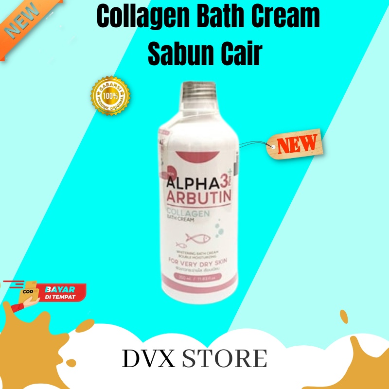 Jual Alpha Arbutin 3 Plus Whitening Collagen Bath Cream Sabun Cair ...
