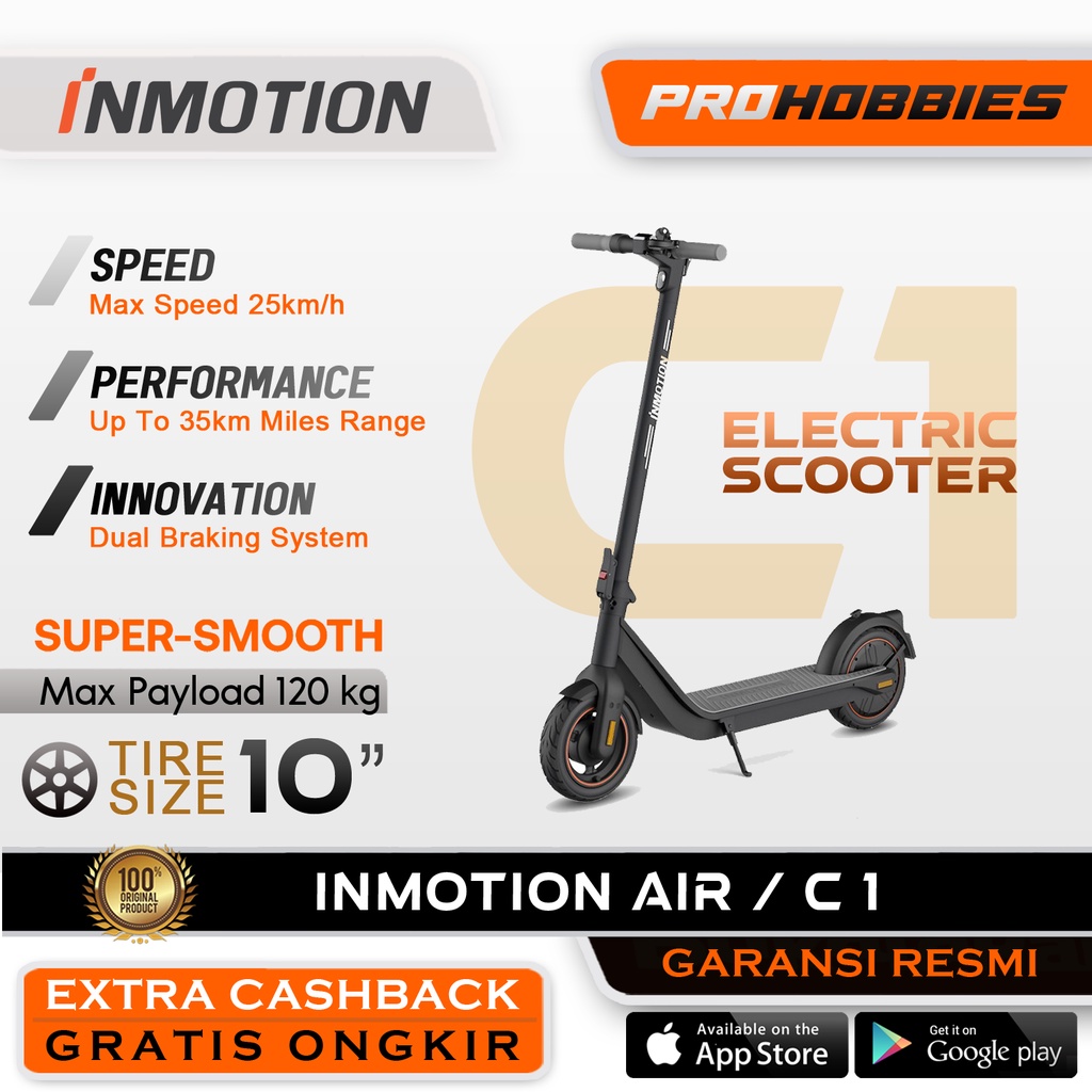Jual Inmotion C1 AIR Electric Scooter NOT segway ninebot Xiaomi Mijia ...