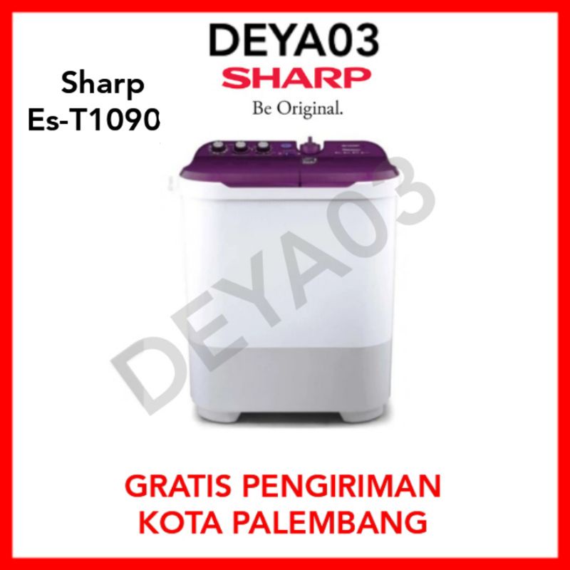 Jual Mesin Cuci 2 Tabung SHARP 10kg ES T1090 EST 1090 ES-T1090 Twin ...