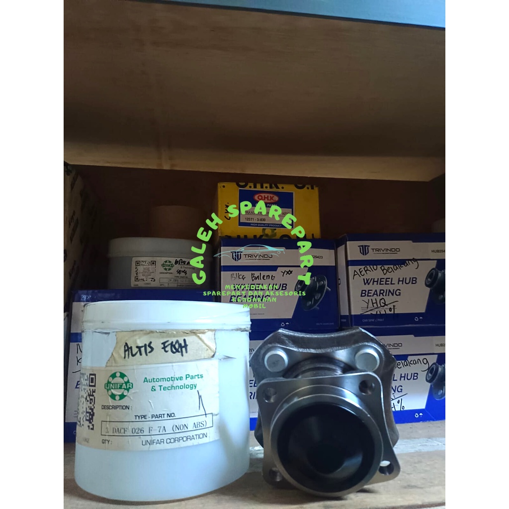 Jual Bearing / Wheel Hub / Laher roda Belakang Toyota Altis Non ABS ...