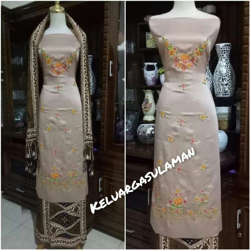 Jual bahan baju kurung basiba mix batik tanah liek | Shopee Indonesia