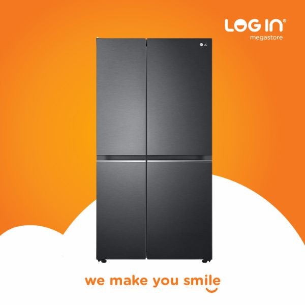 Jual LG Kulkas Side By Side Refrigerator GCB257SQVL | Shopee Indonesia