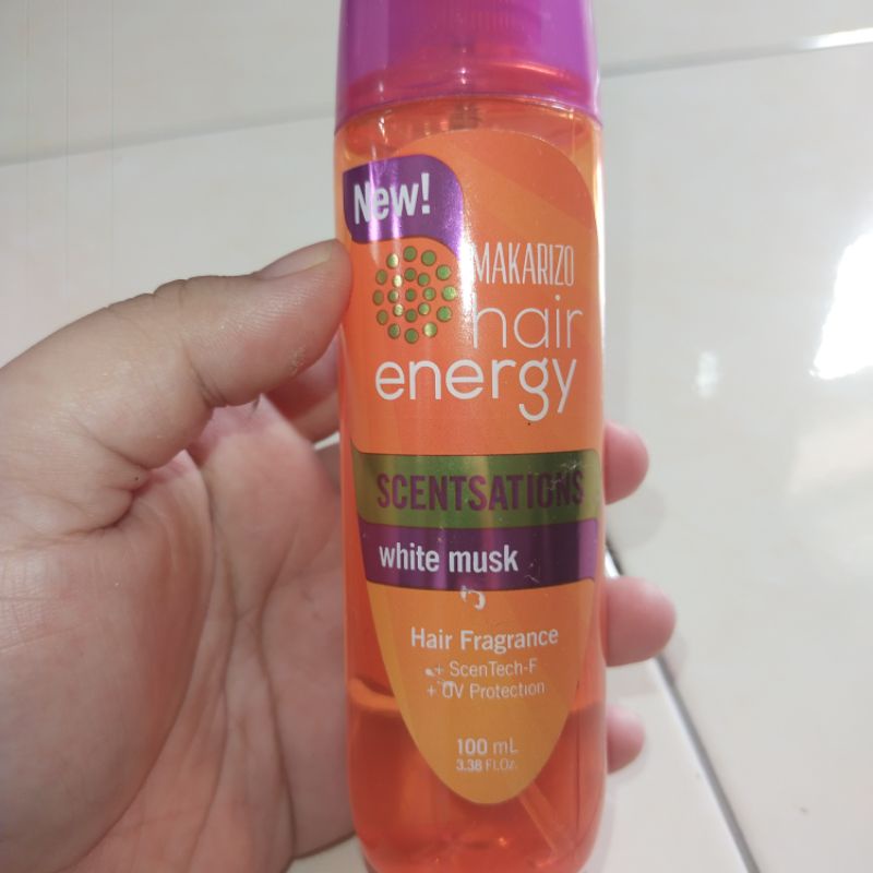 Jual MAKARIZO PARFUM RAMBUT white musk PRELOVE | Shopee Indonesia