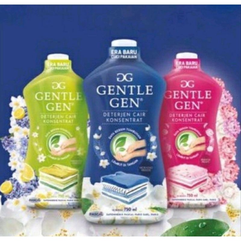 Jual Sabun cuci pakaian gentle gen gentlegen botol 750ml 750 ml ...