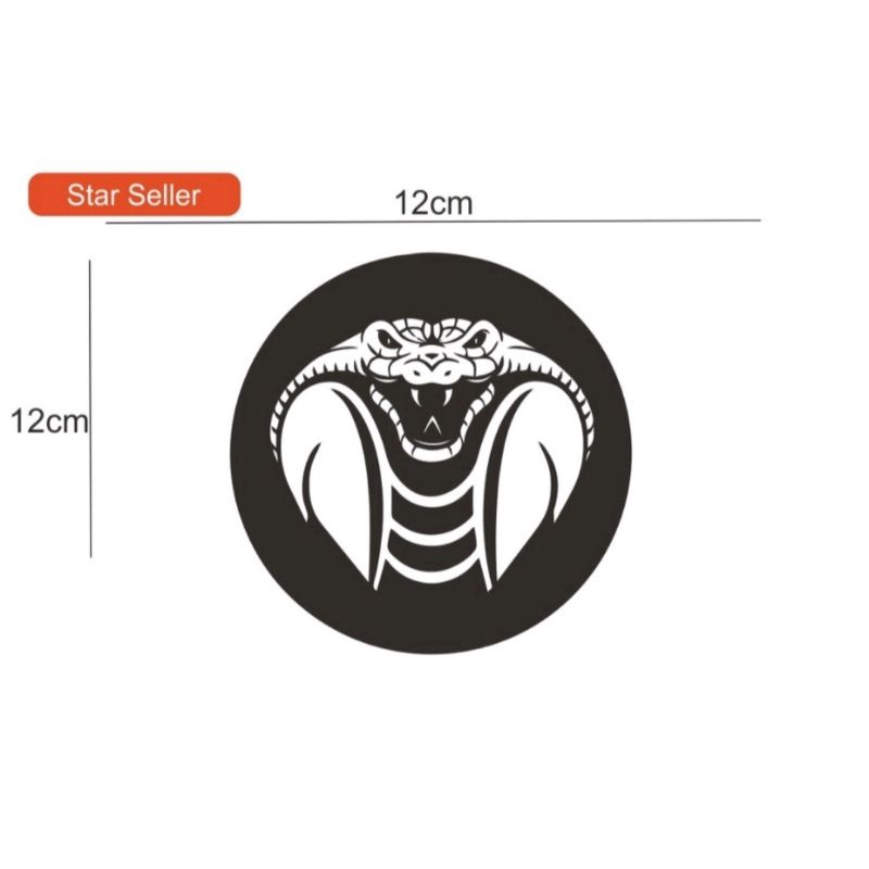 Jual Stiker Ular Cobra Decal Sticker Cutting New Keren motor MOBIL ...