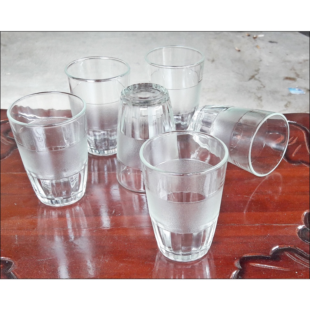 Jual Gelas Minum Polos Kopi Gelas kaca minum Per 6 pcs | Shopee Indonesia