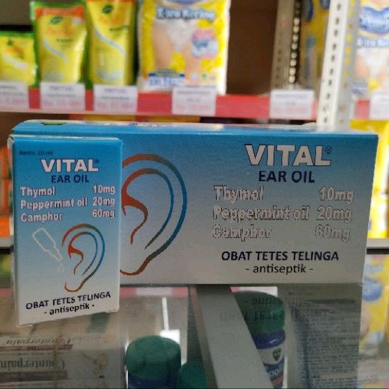 Jual VITAL OBAT TETES TELINGA EAR OIL 10 ML / OBAT TETES TELINGA ...