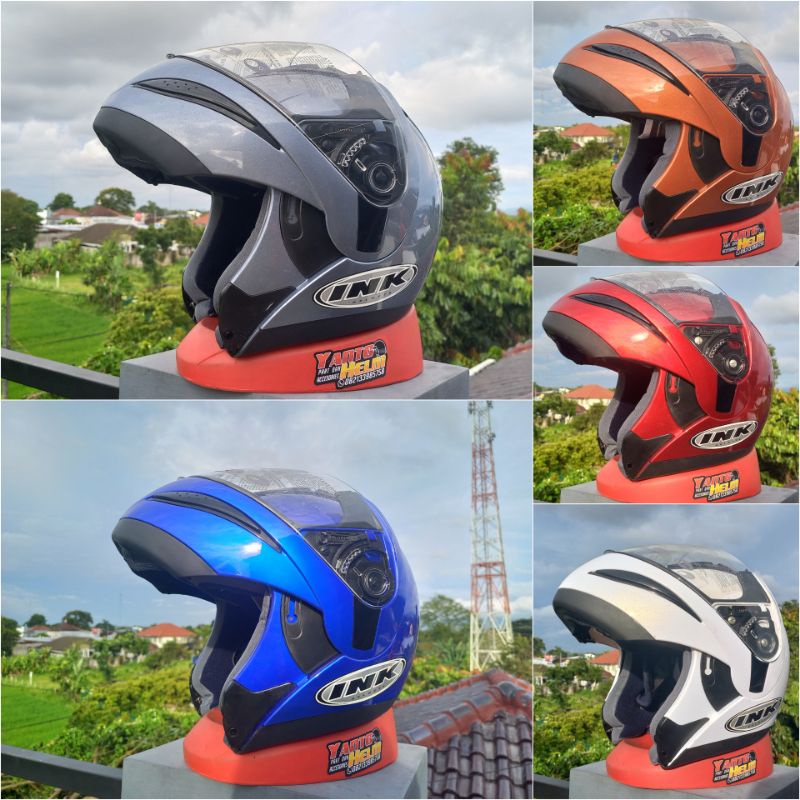Jual HELM INK TOP GUN MODULAR FLIP UP || INK MODULAR TOP GUN ...