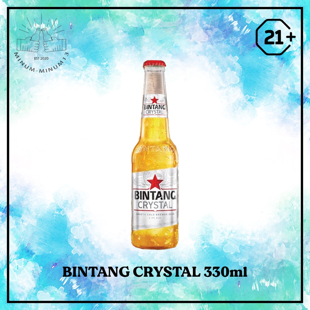 Jual Bintang Crystal Beer Pilsener Bottle / Bir Botol 330ml ...