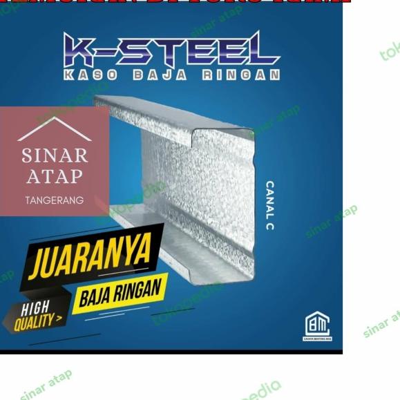 Jual CNP BAJA RINGAN / TRUSS BAJA RINGAN / KANAL C BAJA RINGAN TEBAL 0. ...