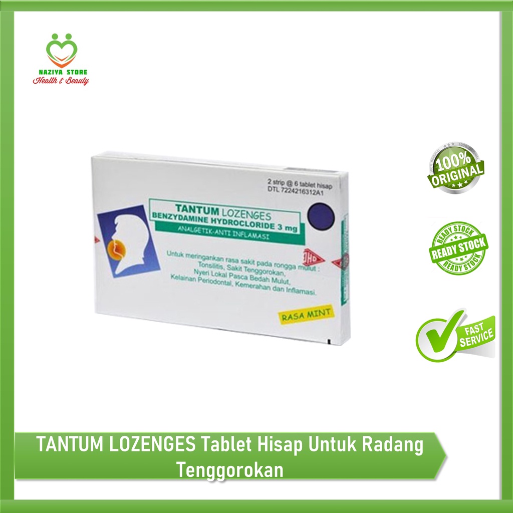 Jual TANTUM LOZENGES TABLET HISAP RADANG TONGGOROKAN PERMEN AMANDEL (BOX) | Shopee Indonesia
